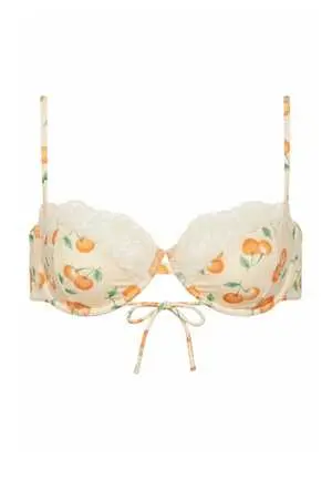 MONTCE Cherry Sherbet Lena Bikini Top - Red