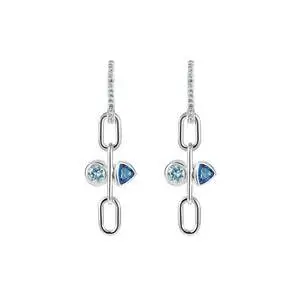 Arte Madrid Toggle Kaleidoscopic Convertible Drop Earrings Light - Blue
