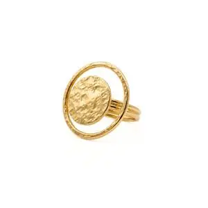 JAREDJAMIN Small Peacock Eye Ring - Gold