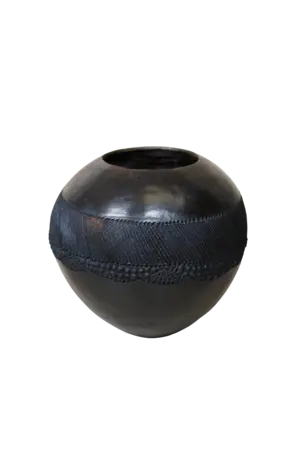 Botanical Boys Black / Brown Zulu Pot One Six Three Four - Black/brown