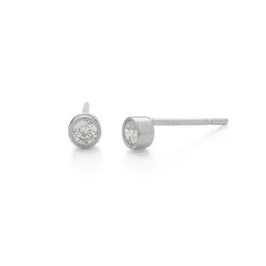 NELLOU JEWELLERY Dot Stud Earrings Sterling - Silver