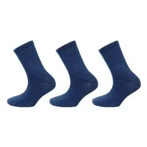 GREENTREAT Navy Organic Cotton Socks - Blue