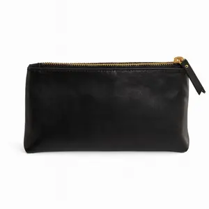 VIDA VIDA Luxury Leather Make-up Bag - Black