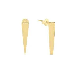 ESTERAH Tapered Stud Earrings - Gold
