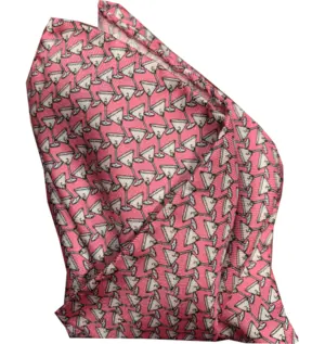 LAZYJACK PRESS Shaken Not Stirred Pocket Square