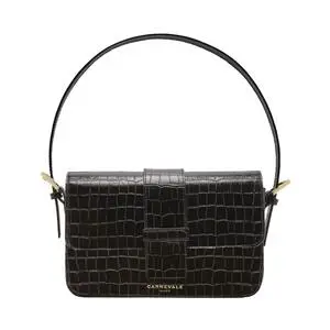 CARNEVALE Dalia Coco Baguette Bag - Black