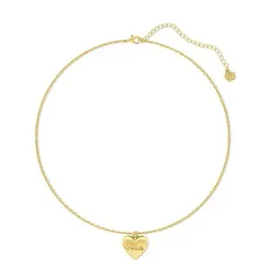 CLOUD HAVEN A Pittie Has My Heart Necklace - Gold
