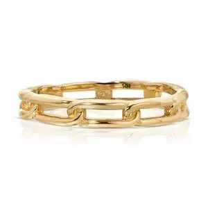 Maya Brenner Designs Link Ring - Gold