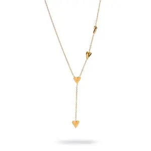 EBRU JEWELRY En Heart Y Necklace - Gold