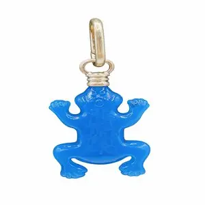 MICHAEL NASH JEWELRY Cerulean Frog Charm - Blue