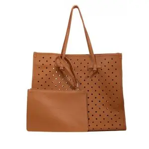 HAMEL ATELIER Mallorca Leather Tote Bag Tan - Brown