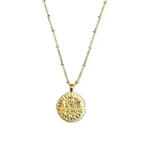 RIZE Libra Zodiac Manifesting Necklace Double-sided Vermeil - Gold