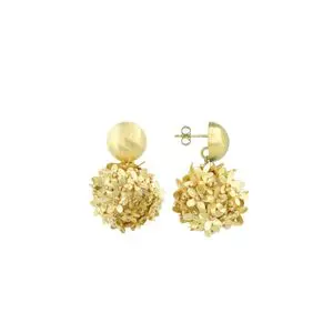 LOTT. GIOIELLI Light Earrings Daisy Flower Globe M - Gold
