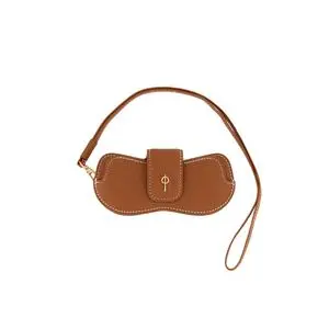 OTRERA Sunglasses Case Leather Tan - Brown