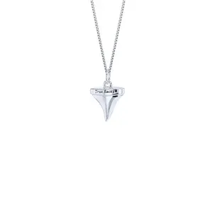 TRUE ROCKS Sterling Mini Sharks Tooth Pendant - Silver