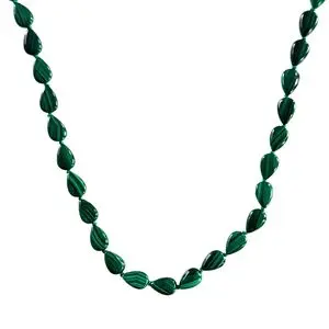 HERSELF COLLECTIONS Genuine Malachite Necklace - Green