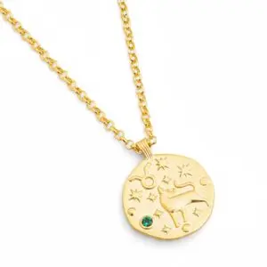 LATELITA Zodiac Taurus Birthstone Talisman Necklace