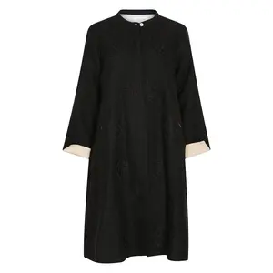 NOLOGO-CHIC Super Mix Coat Dress - Black