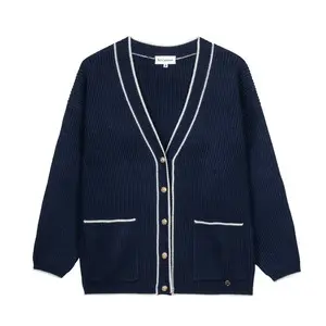 BEL CASHMERE Luisa Cardigan - Blue