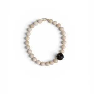 A'MISS Neutrals Polka Necklace - Black