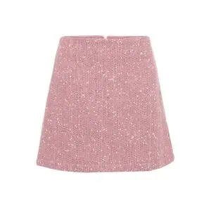 MISHA VAIDYA Valentina Skirt Tweed - Pink