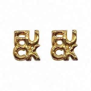 MOCA JEWELLERY Fuck + Fuck Earrings Vermeil - Gold
