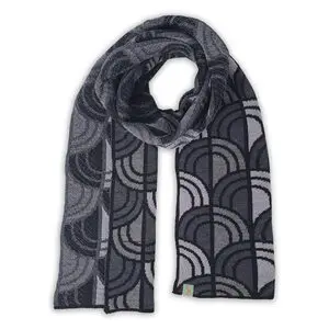 OTTO & SPIKE Black / Grey Scarves Window Lt Grey, Charcoal Grey - Black/grey