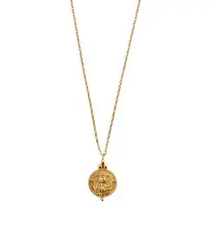 GEM ISLAND Laxmi Necklace - Gold