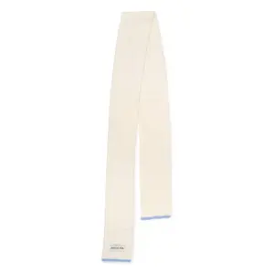 ARCTIC FOX & CO. Blue / White The Alpaca Skinny Scarf White - Blue/white