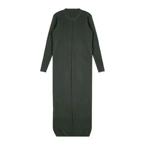 RAVE ON TREND Knitted Maxi Dress In Olive - Green