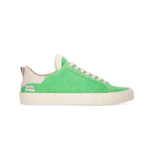 SPRINGA | UNIQUE VULCANIZED SNEAKERS ITALIAN HANDMADE Wavy Suede Light Sneakers - Green