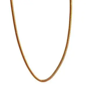 FV JEWELLERY Steel Me Yellow Snake Chain - Gold