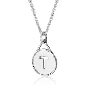 CARTOGRAPHY There's No We Without The T Trans Ally Necklace In Sterling - Silver