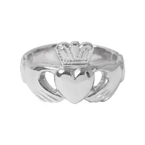 KATIE MULLALLY Claddagh Adjustable Ring - Silver