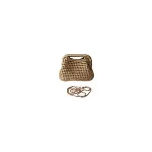 SPRINGMOONATELIER Handmade Metallic Bag Of Elegance - Gold