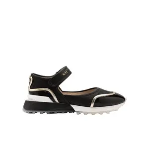 ILVI Veera Patent Leather Sandal - Black