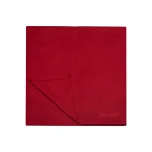 BEL CASHMERE Big Knitted Scarf Burgundy Red