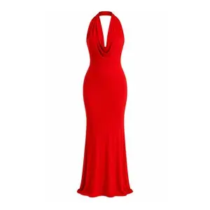 MAISON DE GALA Selene Crimson Gown - Red