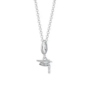 LILY CHARMED Sterling Graduation Hat Charm Necklace - Silver