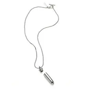 JAREDJAMIN Scaramanga Bullet Necklace - Silver