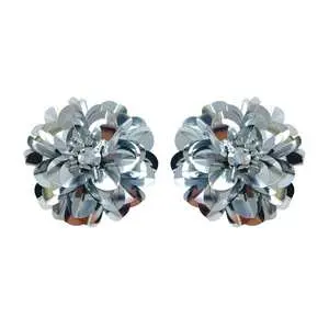 PINAR OZEVLAT Metallic Blossoms - Silver