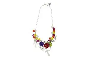 VICKISARGE The Button Hero Necklace - Silver