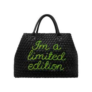 LILLY LOVES I'm A Limited Edition Green Handbag - Black