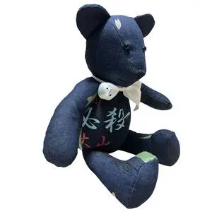 TOKKOU Teddy Bear Recycled Denim Ichigeki - Blue