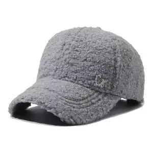 CHANEL JOAN ELKAYAM Boucle Textured C J E Cap - Grey