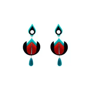 GISSA BICALHO Iolanda Handmade Earring - Red