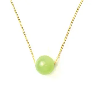 LEXI JEWELRY Gold Serene Necklace - Green