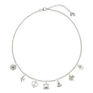 CHARLOTTE'S WEB JEWELLERY Peace, Love And Freedom Charm Necklace - Silver