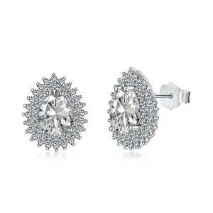 VIVIANA HALIL The Celine Earrings – Sterling Feminine Statet Studs - Silver