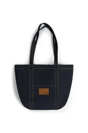 LK BLUE The Demin Tote Bag Navy - Blue